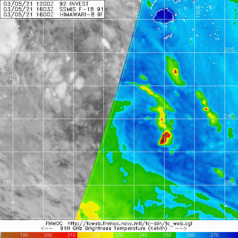 92P 斐濟南方擾動 - 2021年 - 台灣颱風論壇 - 防災資訊、颱風、地震、天氣即時掌握 - Powered by Discuz!